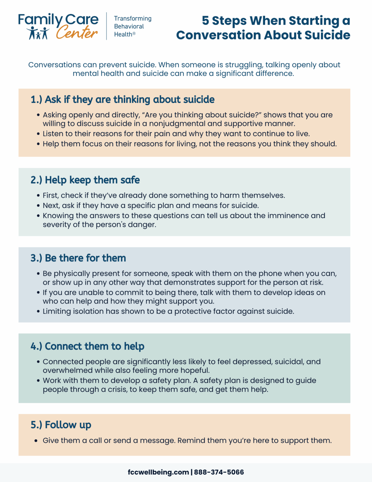 Start the Conversation Toolkit for Suicide Awareness Month